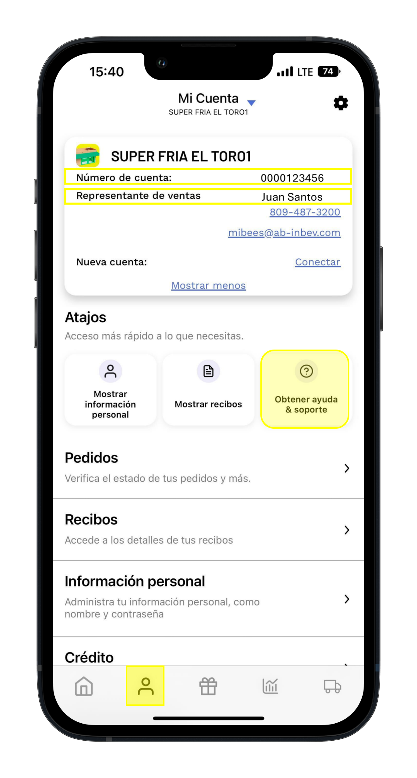 Cómo buscar su código de cliente y representante de ventas – AB InBev
